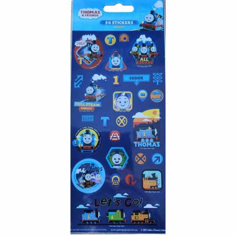 Thomas and Friends Sticker Sheet - 54 Stickers - Thomas Online