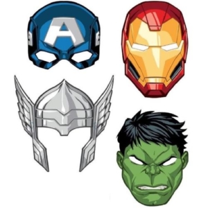 Avengers Paper Masks - 8 Pack - Thomas Online