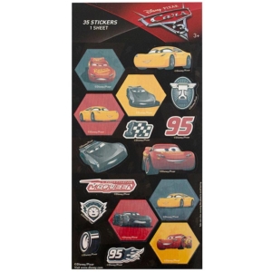 Disney Cars Sticker Sheet - 36 Stickers - Thomas Online