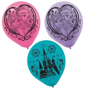 Disney Frozen Balloons - 30cm Latex - 6 Pack - Thomas Online