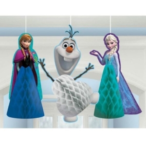 Disney Frozen Hanging Decorations - Honeycomb - 3 Pieces - Thomas Online