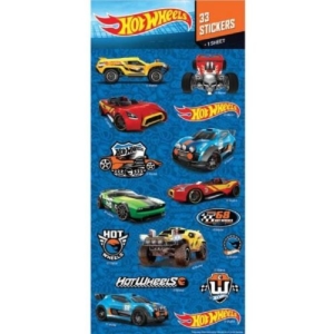 Hot Wheels Sticker Sheet - Holographic - 33 Stickers - Thomas Online