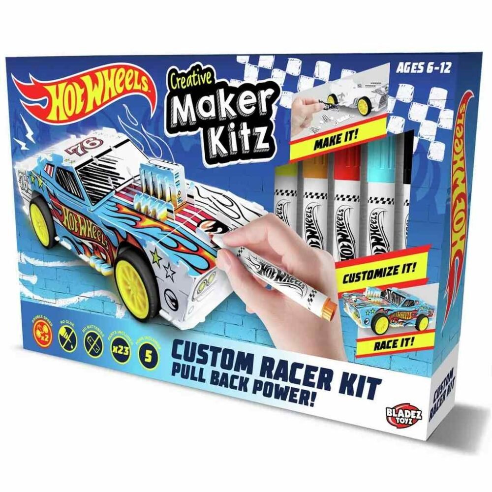 Hot Wheels Maker Kitz - Build And Race Kit - Custom Monster Truck Kit ...