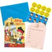 Jake and the Neverland Pirates Invitations - 8 Pack - Thomas Online