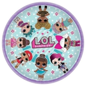 Lol Surprise Plates - 23cm - 8 Pack - Thomas Online