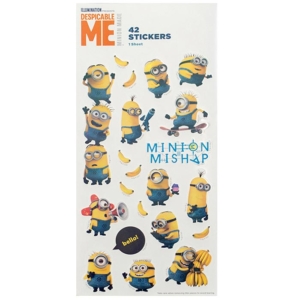 Minions Sticker Sheet - Halographic - 42 Stickers - Thomas Online