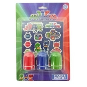 Pj Masks Sticker and Stamp Set - Thomas Online