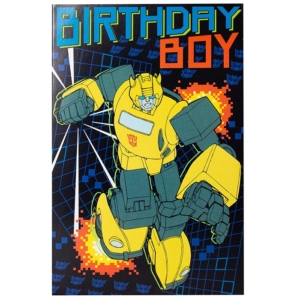 Transformers Birthday Card - Thomas Online