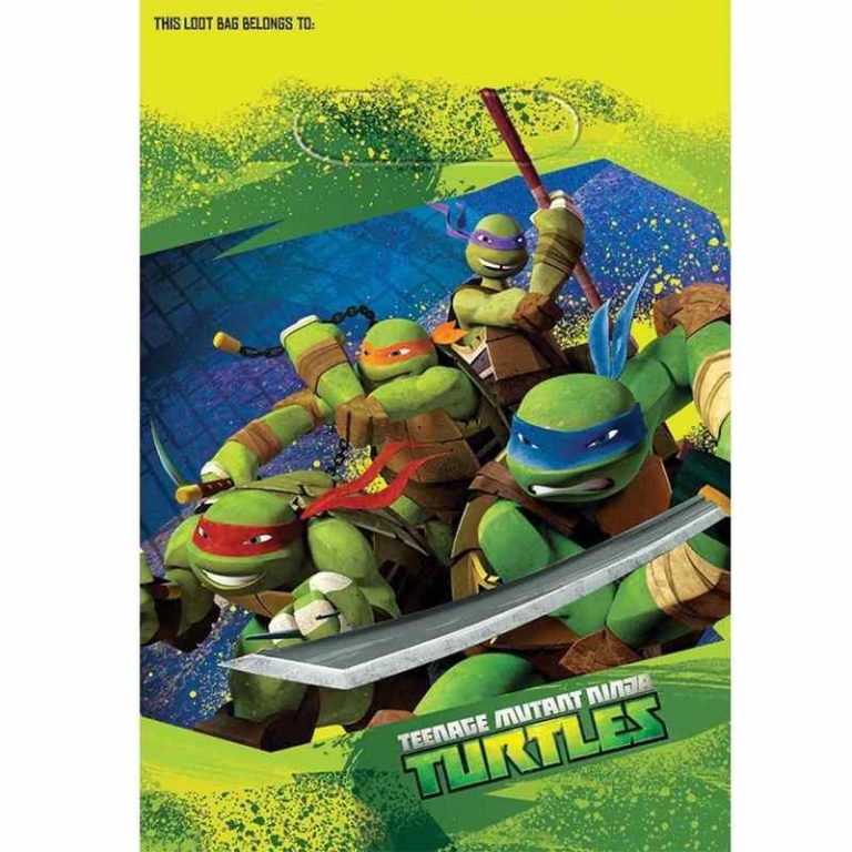 Teenage Mutant Ninja Turtles favour - Paper Masks - 8 Pack - Thomas Online