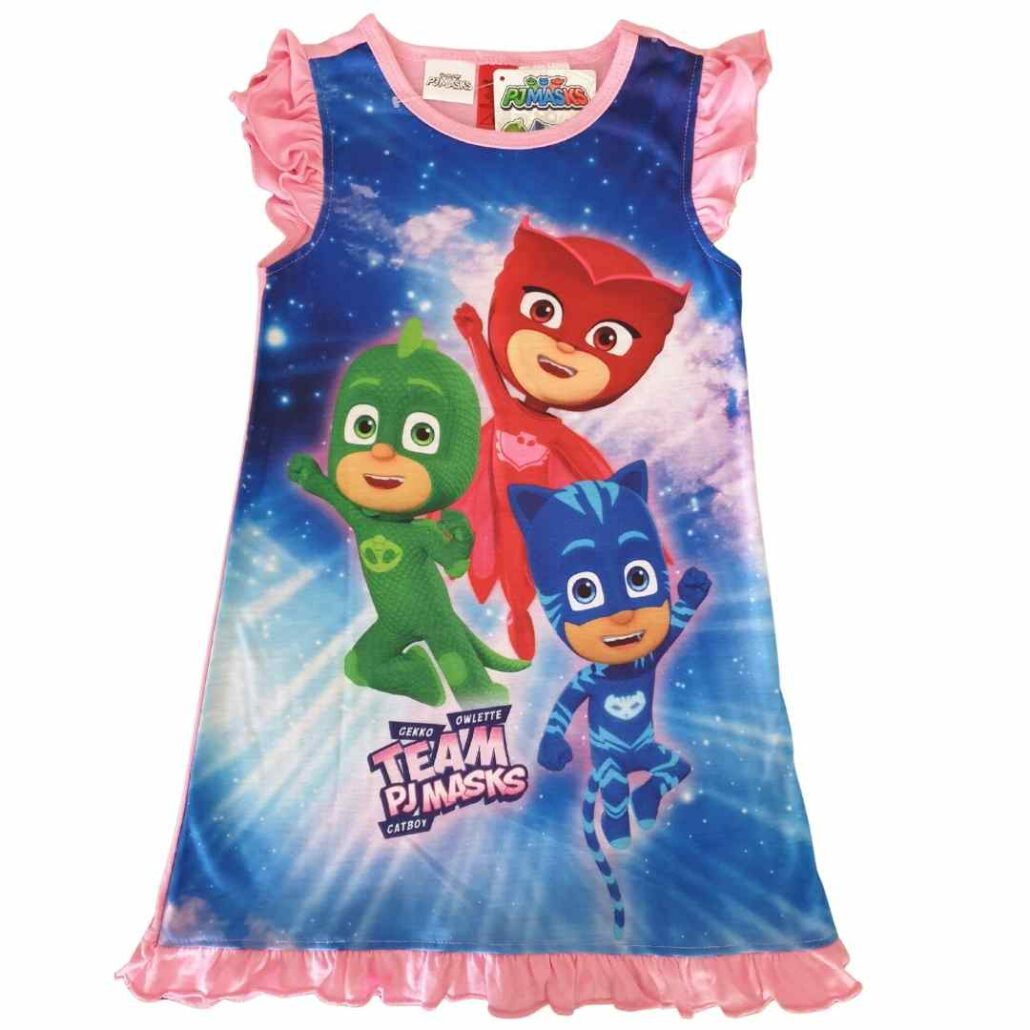 PJ Masks Summer Pyjamas Nightie - Size 3-4 - Thomas Online