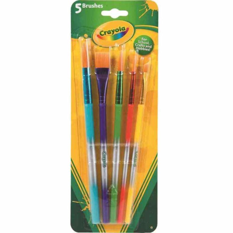 Crayola Paint - Art & Craft Brushes 5 Pack - Thomas Online