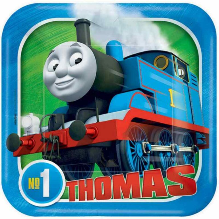Thomas and Friends Tableware - Plates - 17cm - 8 Pack - Thomas Online