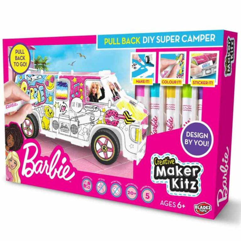 Barbie Craft Set - Maker Kitz DIY Pull Back Super Camper - Thomas Online