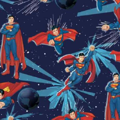 Superman Wrapping Paper - Folded - Thomas Online
