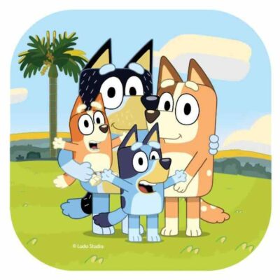 Bluey Tableware - Plates - 17cm - 8 Pack - Thomas Online