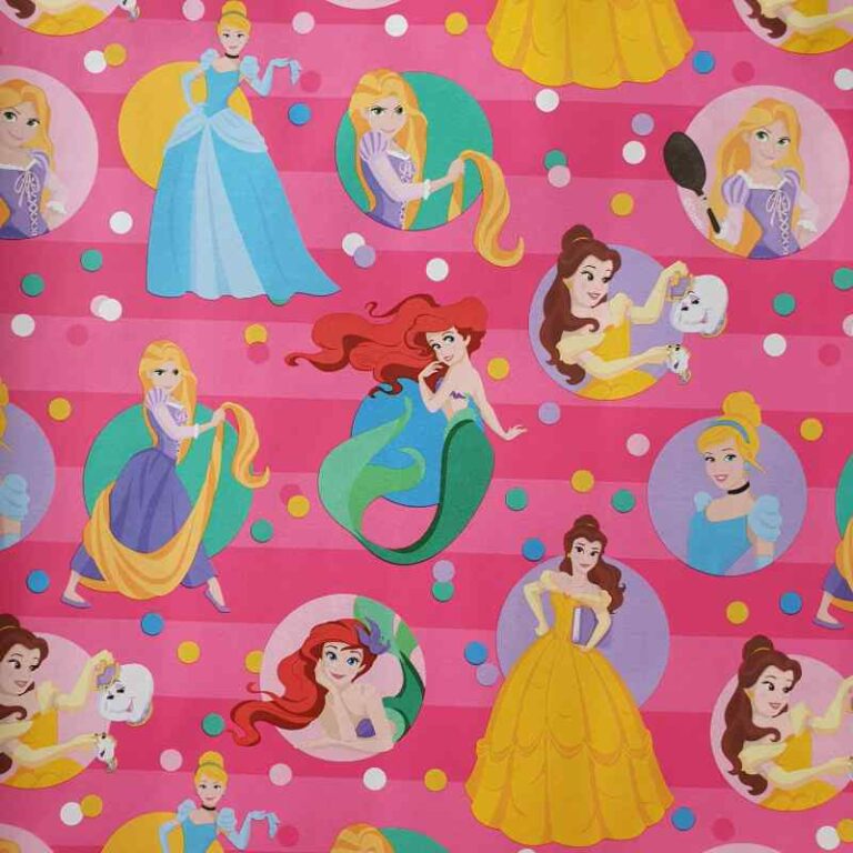 Disney Princess Wrapping Paper - Roll 2m X 700mm - Thomas Online