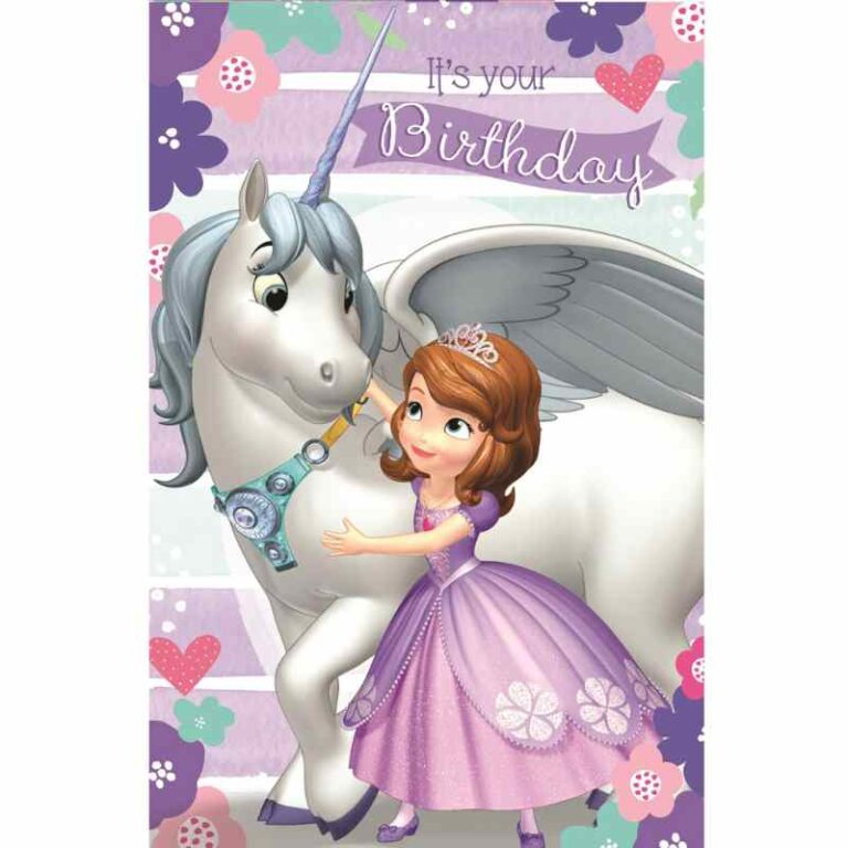 Sofia the First Birthday Card - Thomas Online