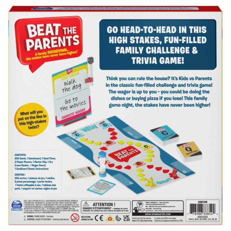 Beat The Parents Board Game - Thomas Online