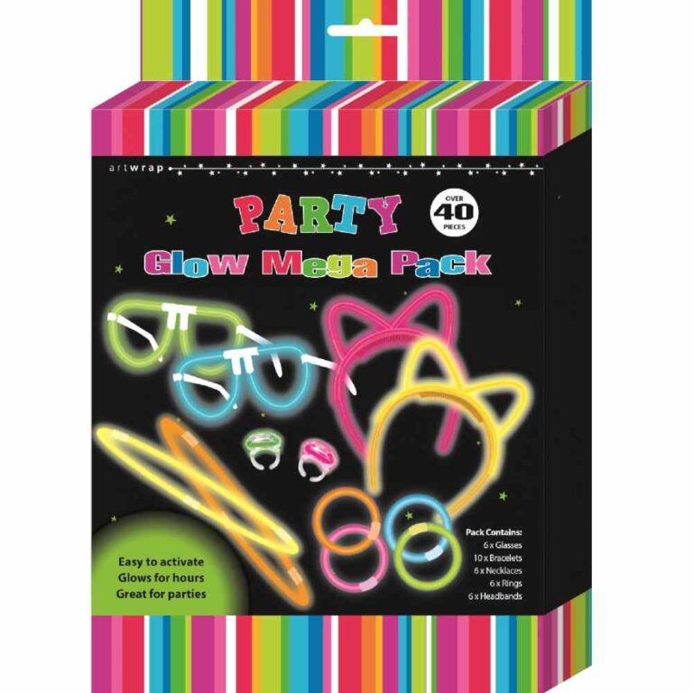 Artwrap Favours - Glow Sticks - Mega Pack - Thomas Online