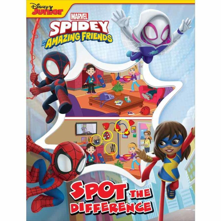 Spidey and His Amazing Friends Activity Book - Spot The Difference ...