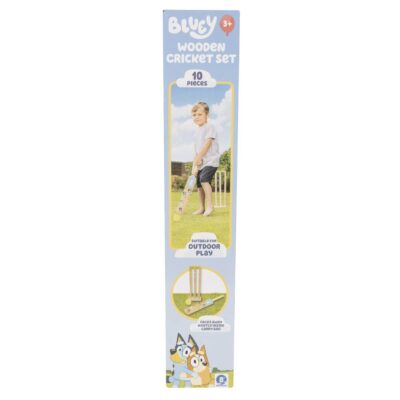 Bluey Wooden Cricket Set - Thomas Online