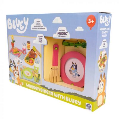 Bluey Wooden Dine with Bluey Play Set - Thomas Online