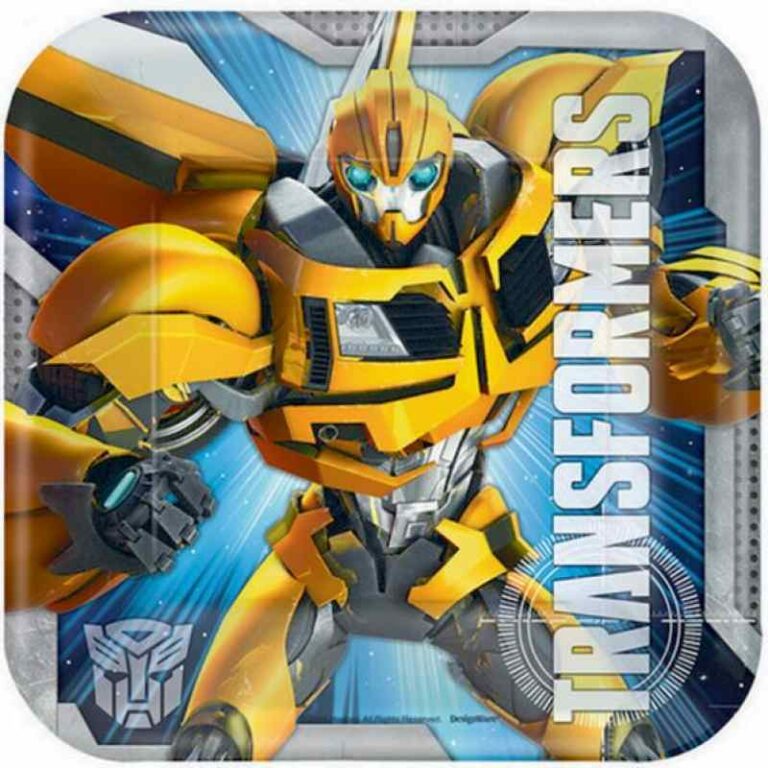 Transformers Tableware - Plates - 17cm - 8 Pack - Thomas Online