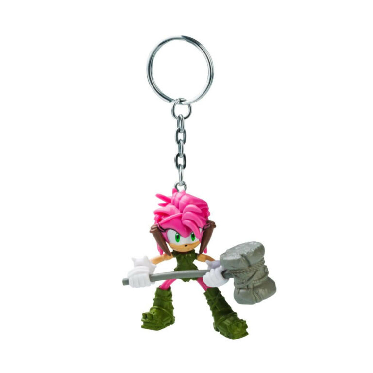 Sonic Prime Collectable Keychain - Amy Rose - Thomas Online