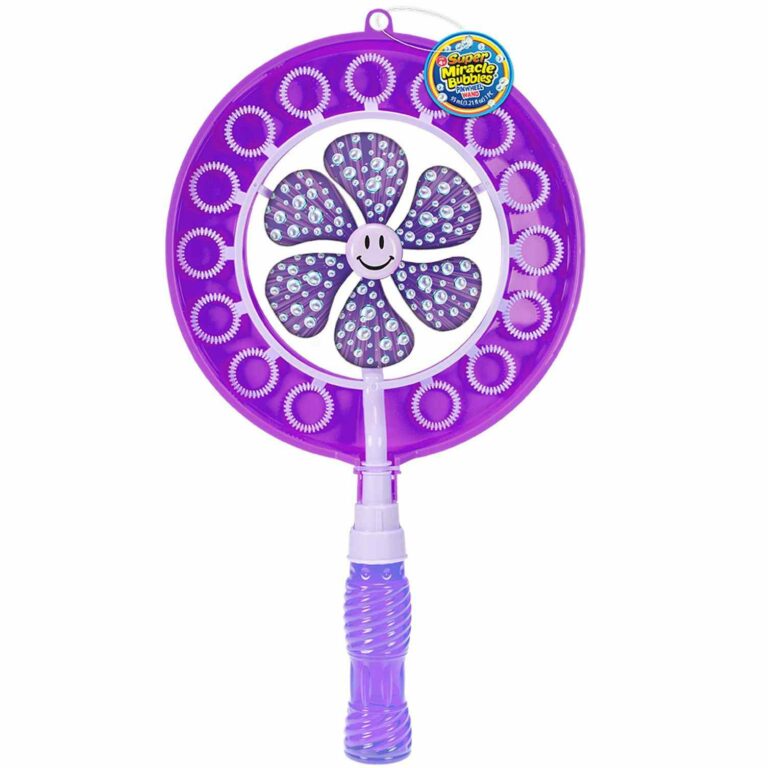Super Miracle Bubbles Pinwheel Wand - Purple - Thomas Online