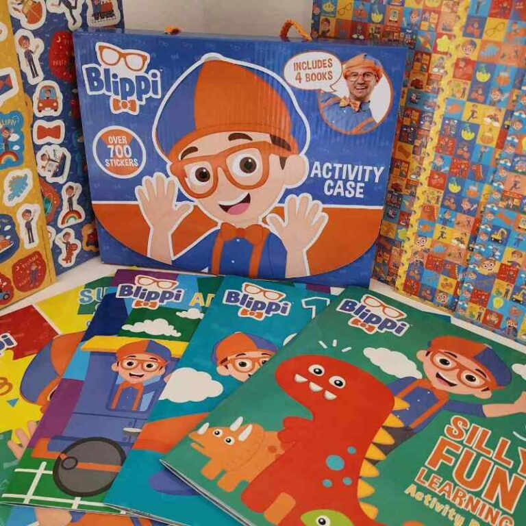 Blippi Colouring and Activity Book Case - Thomas Online