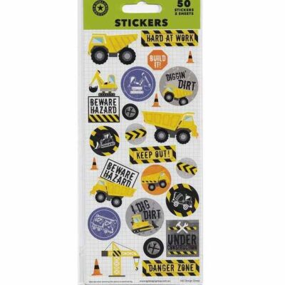Construction Sticker Sheet - 50 stickers - Thomas Online