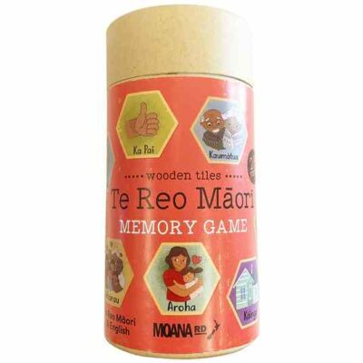 Moana Road Wooden Memory Game - Te Reo Maori - Thomas Online