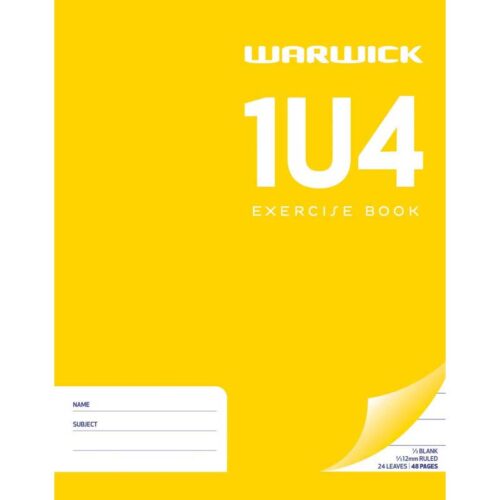 Warwick Exercise Book Quad 1H4 28 Leaf 10mm 230x180mm - Thomas Online