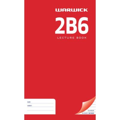 Warwick Lecture Book 2B6 94 Leaf Ruled 7mm 330x205mm - Thomas Online