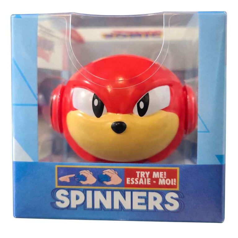 Sonic The Hedgehog Knuckles Character Fidget Spinner - Thomas Online